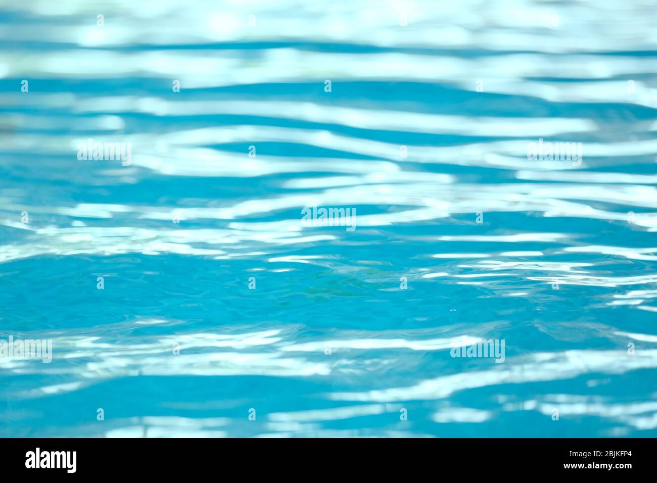 Blue clean water in swimming pool Stock Photo - Alamy