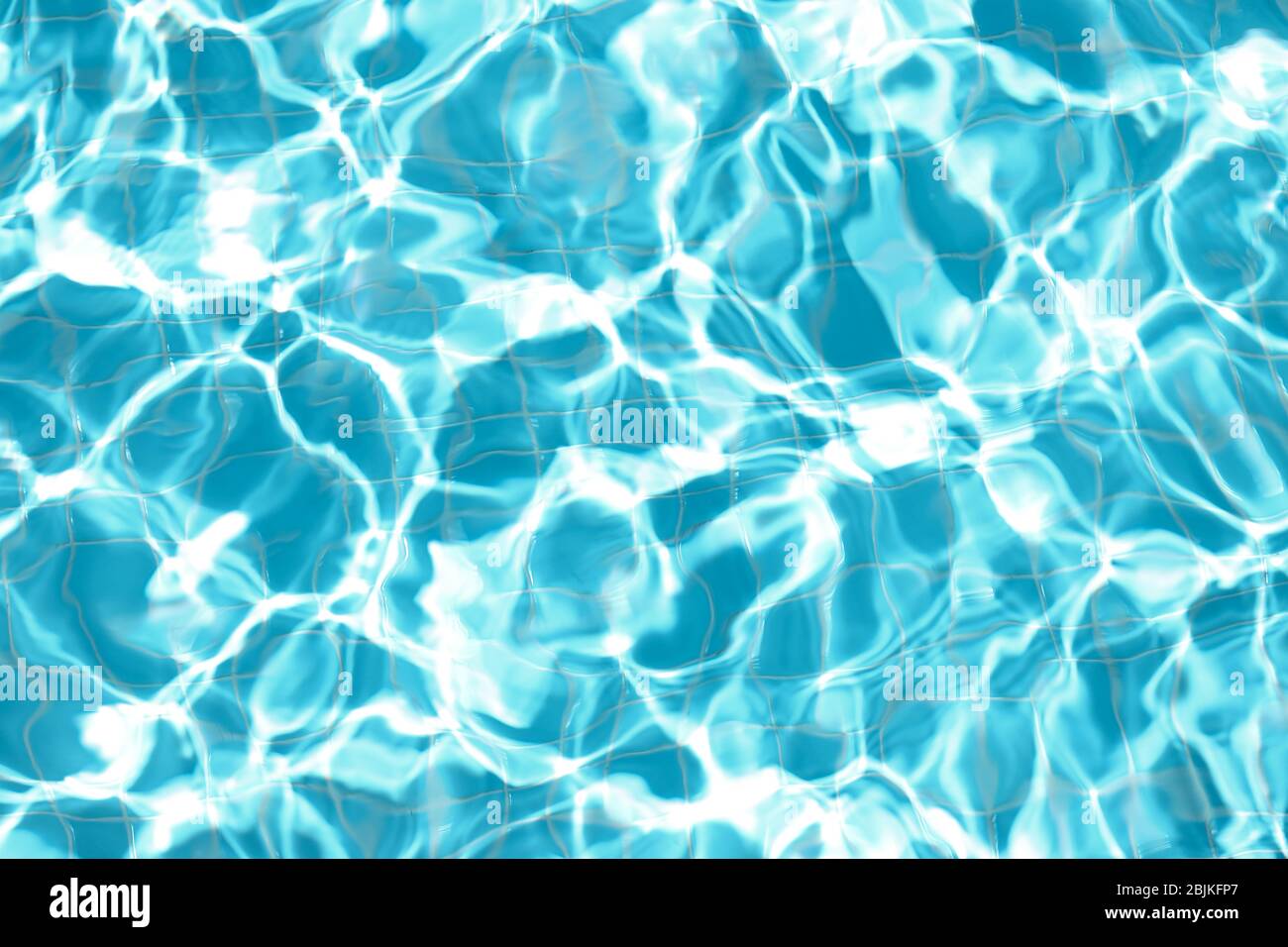 Blue clean water in swimming pool Stock Photo - Alamy