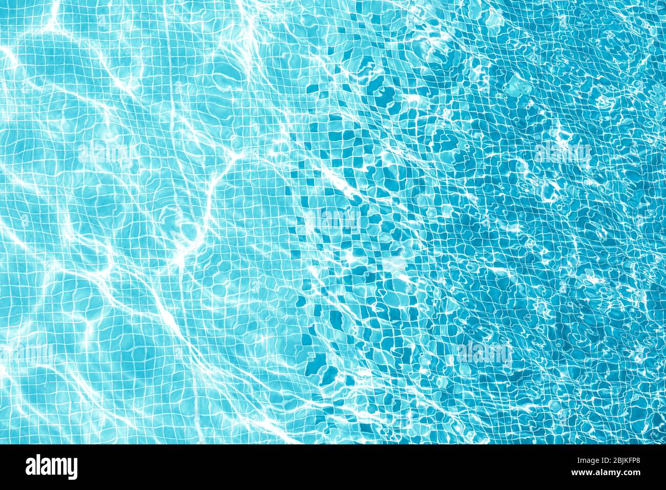 Blue clean water in swimming pool Stock Photo - Alamy