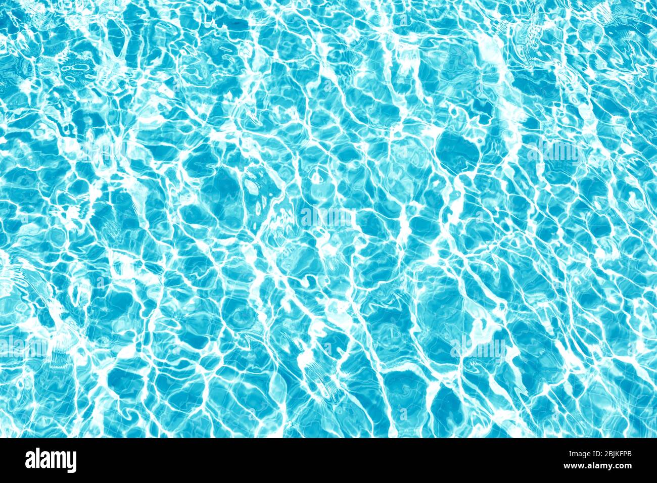 Blue clean water in swimming pool Stock Photo - Alamy