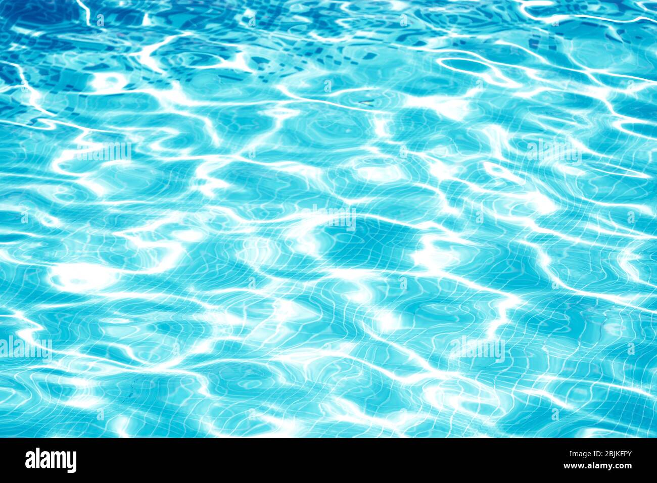 Blue clean water in swimming pool Stock Photo - Alamy