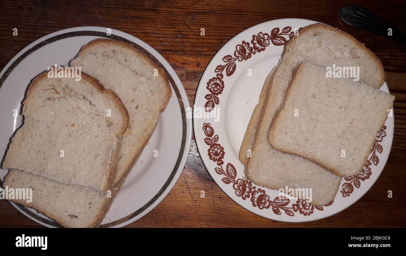 Various homemade cooked food in kitchen Stock Photo - Alamy