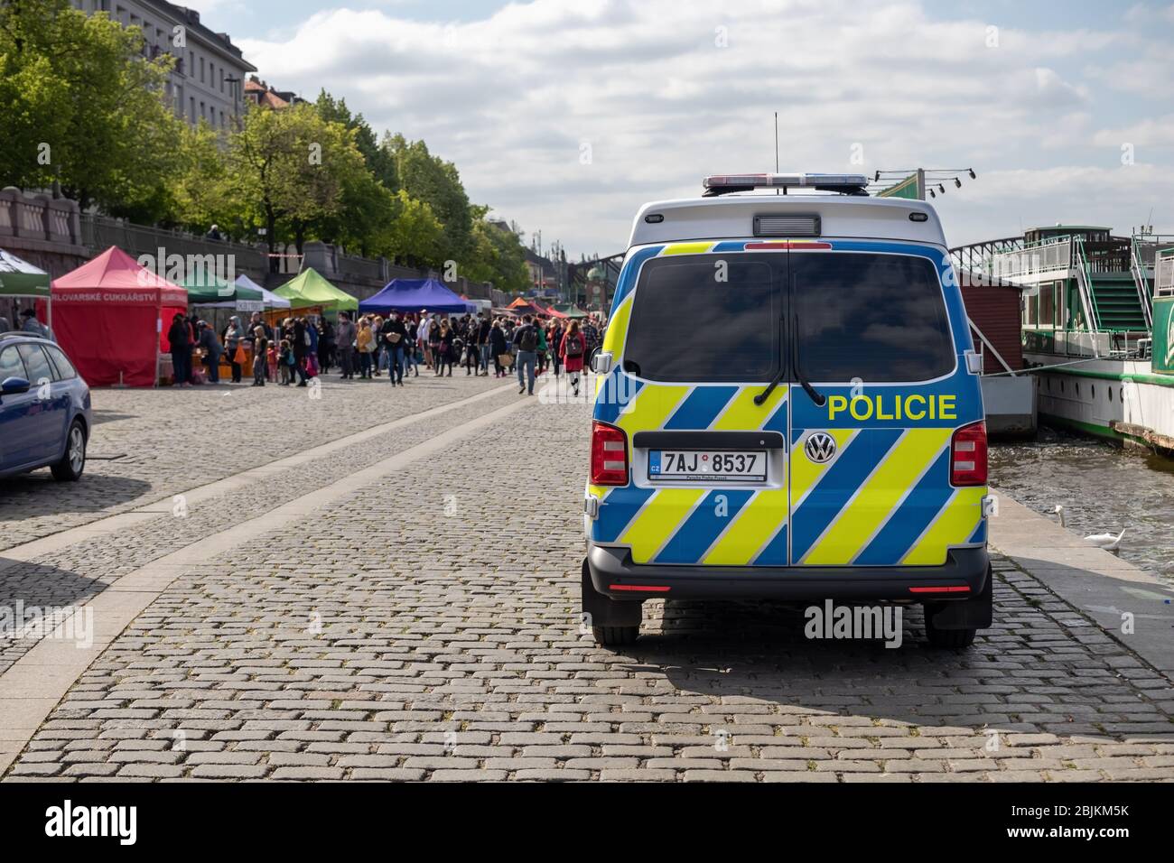 Czech police car hi-res stock photography and images - Alamy