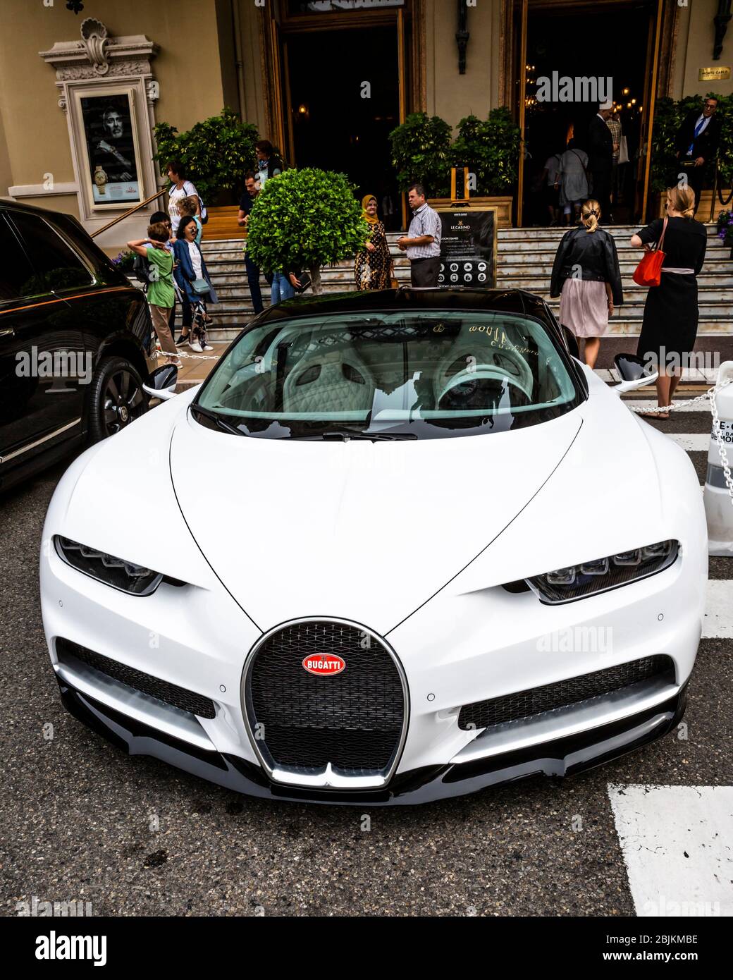 Bugatti Chiron outside the Casino de Monte-Carlo, Principality of ...