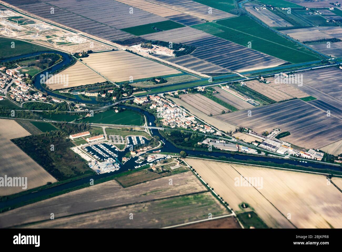 Birds Eye View Of Farm Land High Resolution Stock Photography and ...