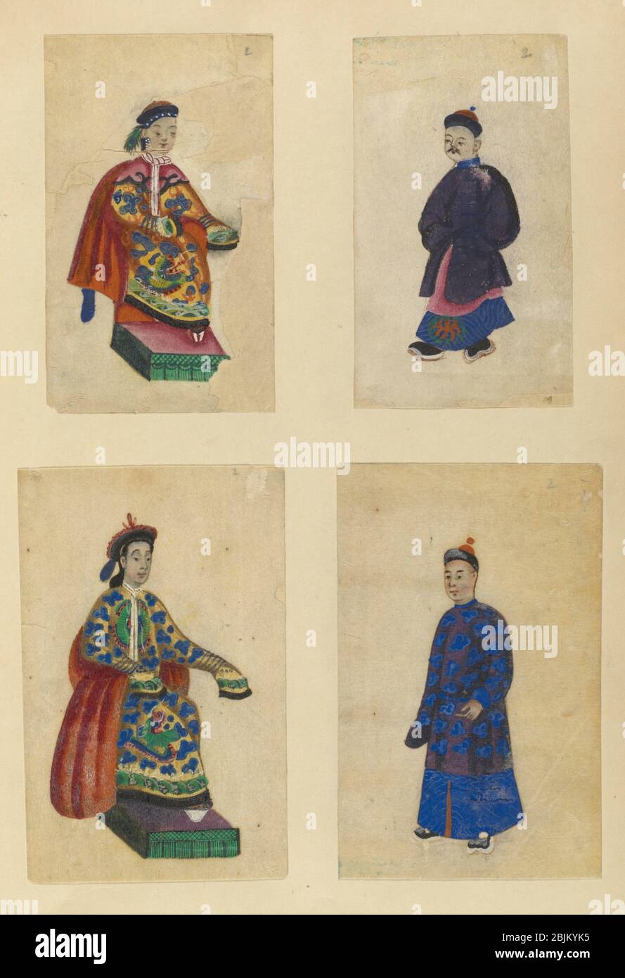 Ancient Chinese People Drawing