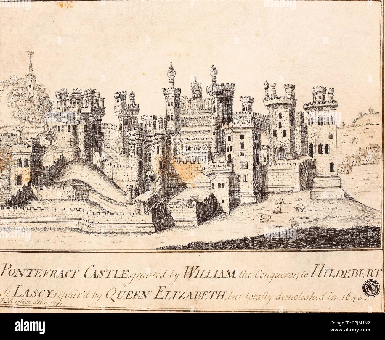 Pontefract Castle High Resolution Stock Photography and Images - Alamy