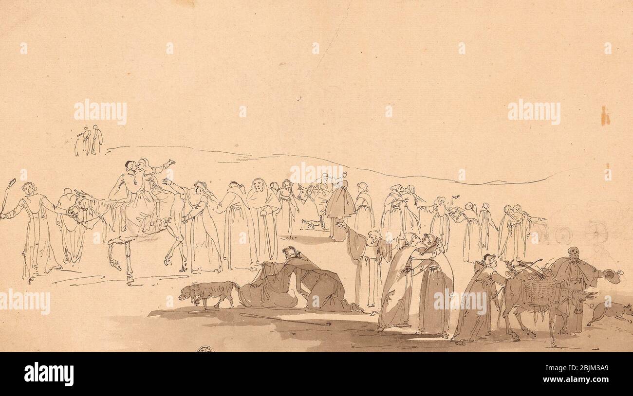 Thomas stothard pilgrim hi-res stock photography and images - Alamy