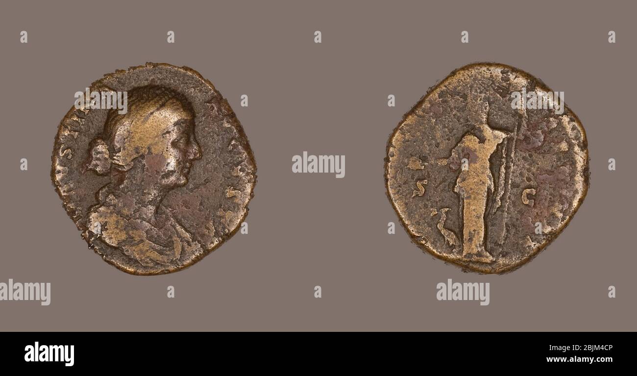Ancient roman empress coin hi-res stock photography and images - Alamy