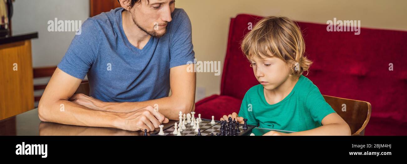 Happy Family Playing Board Game At Home BANNER, LONG FORMAT Stock Photo ...