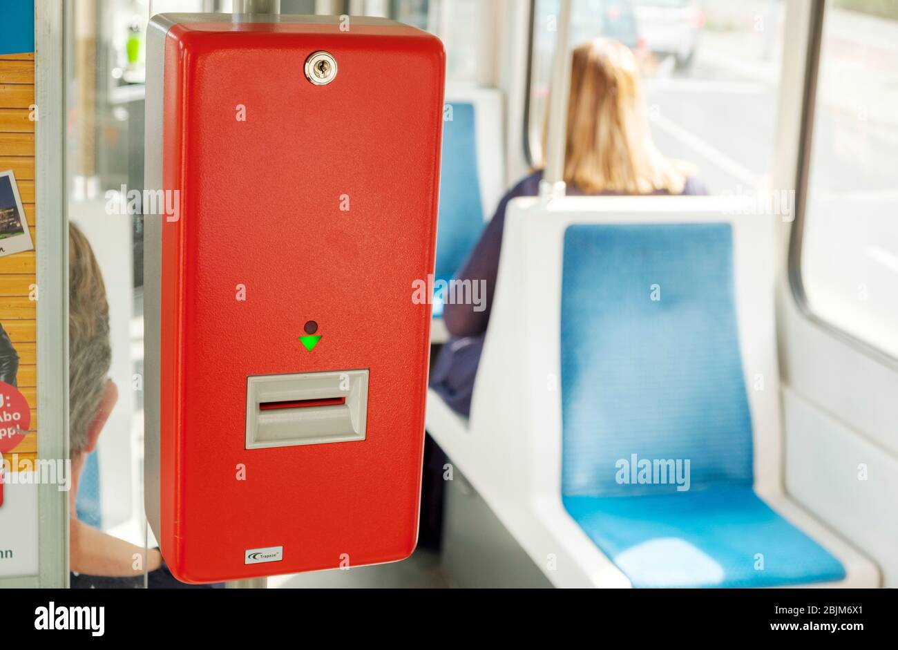 Duesseldorf, Northrhine-Westpalia, Germany, 19.8.2019, Ticket ...