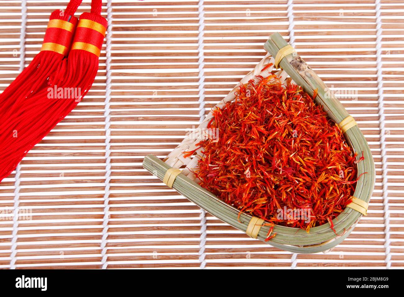 Flos Carthami is a kind of Chinese herbal medicine Stock Photo - Alamy