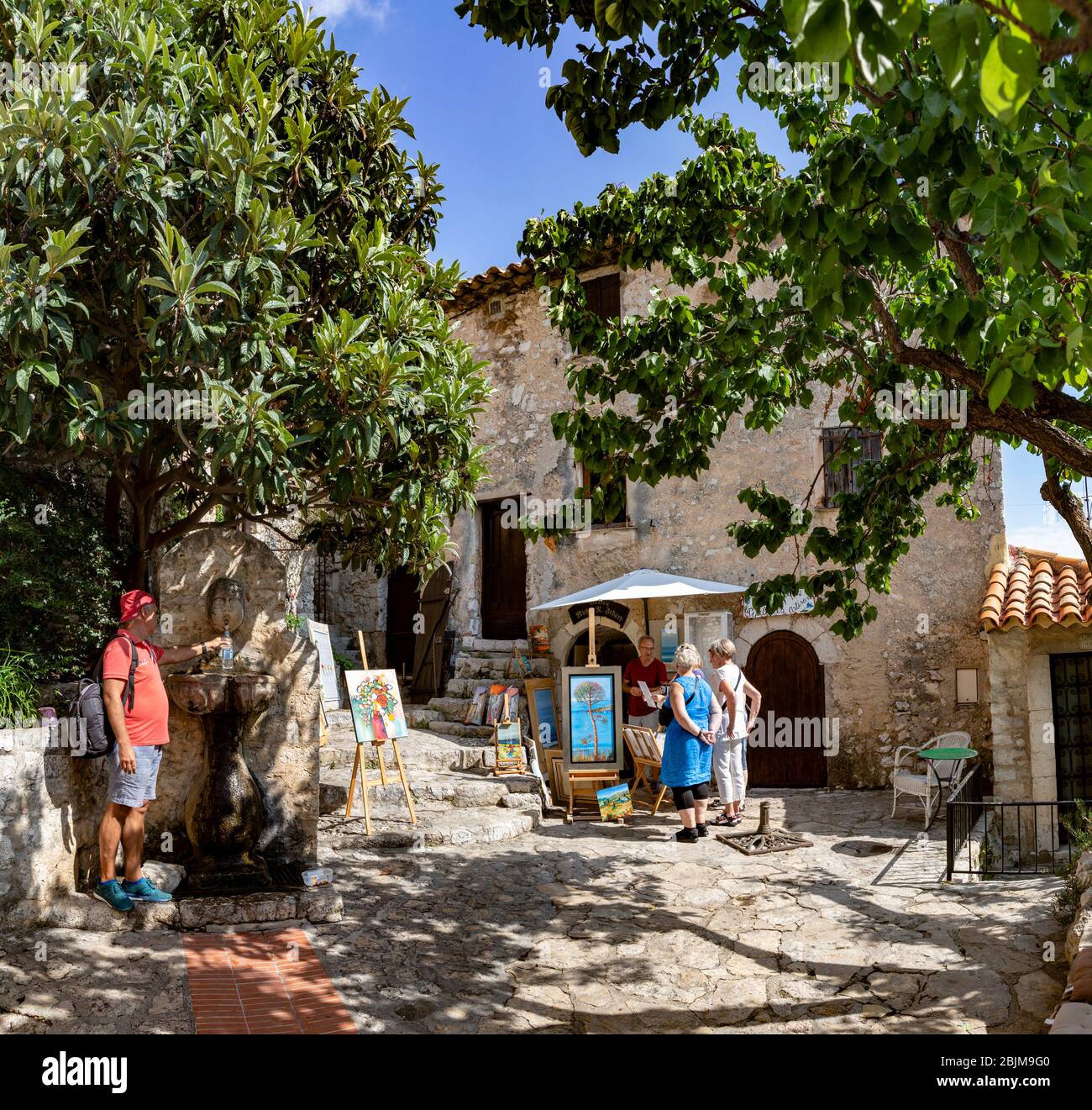 Medieval architecture eze cote dazur hi-res stock photography and ...