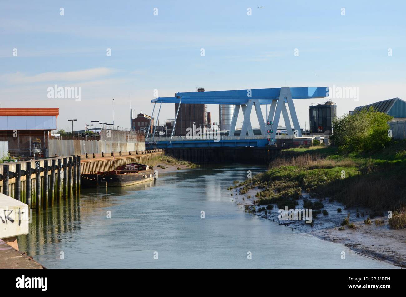 Road bridge at high tide hi-res stock photography and images - Alamy