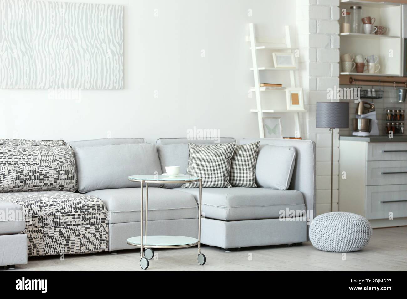 Beautiful interior of comfortable room Stock Photo - Alamy