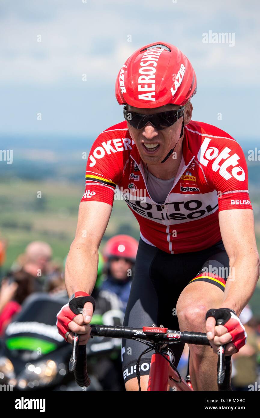 2014 Tour De France Stage 2 York to Sheffield July 6th. Holme Moss ...