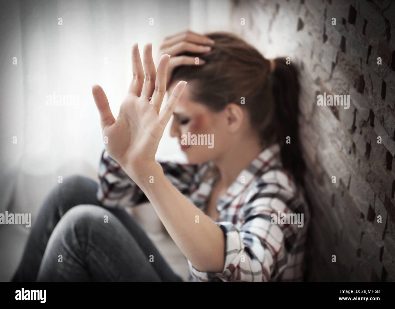 Battered sad hi-res stock photography and images - Alamy