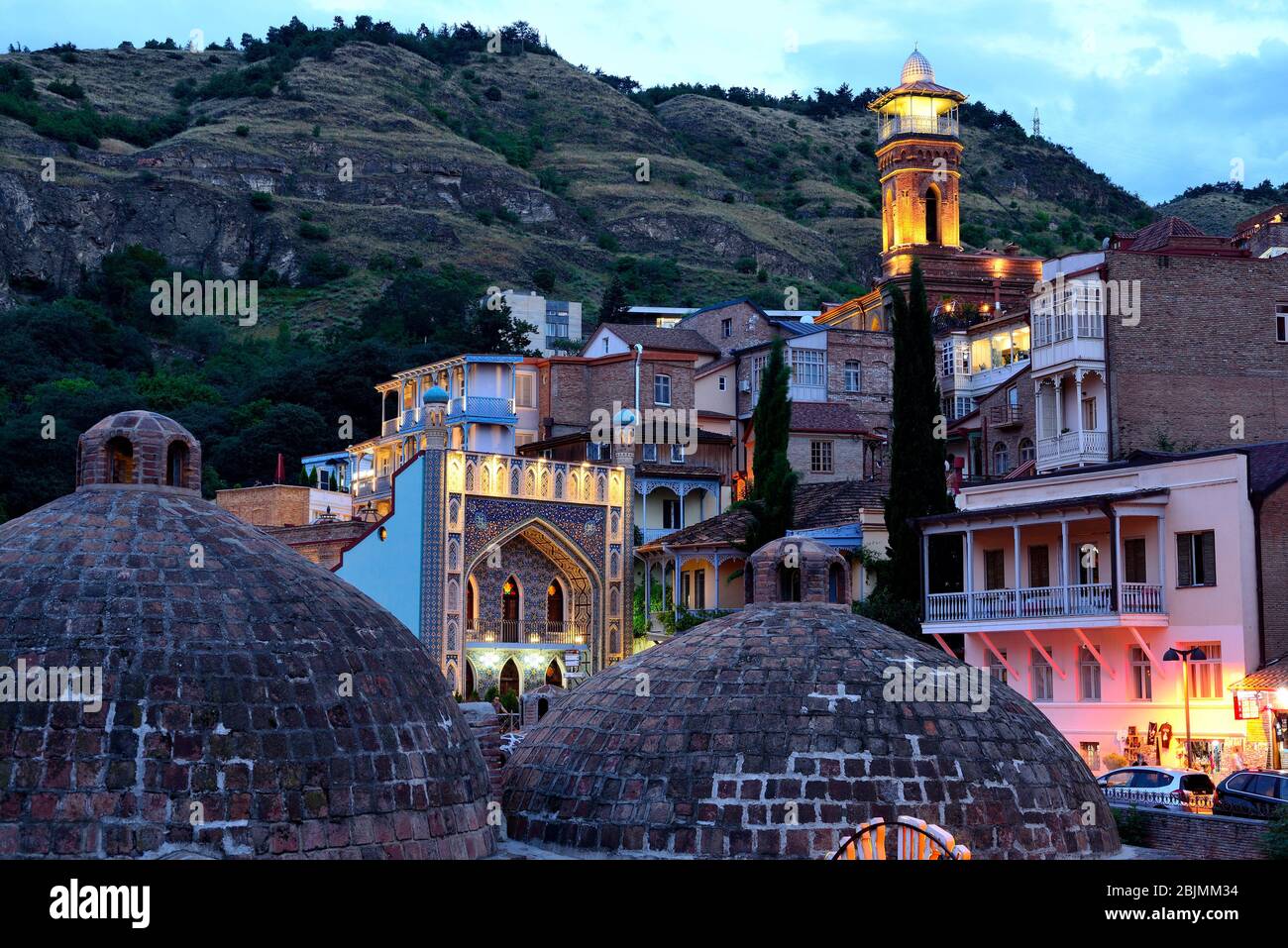 Georgia tbilisi orbeliani baths hi-res stock photography and images - Alamy