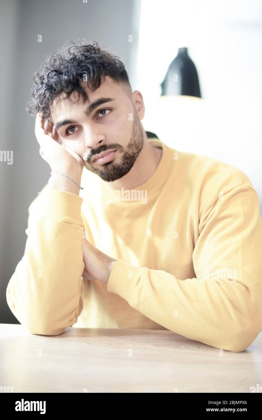 Dark portrait young moroccan man hi-res stock photography and images ...