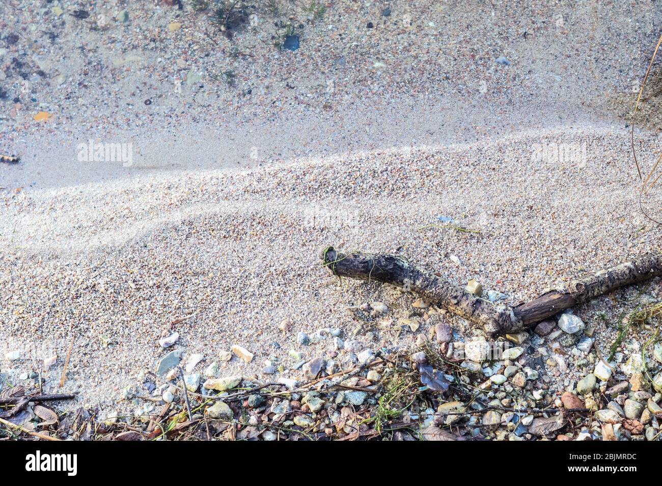 Close up view on sand ground surfaces and textures in high resolution ...