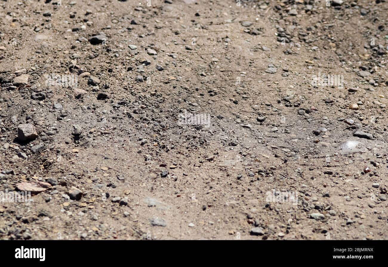 Close up view on sand ground surfaces and textures in high resolution ...