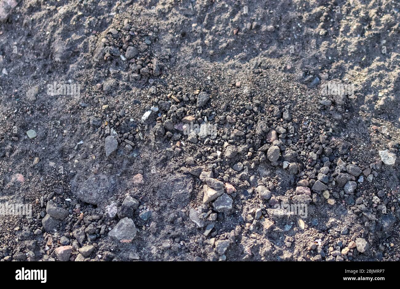 Close up view on sand ground surfaces and textures in high resolution ...