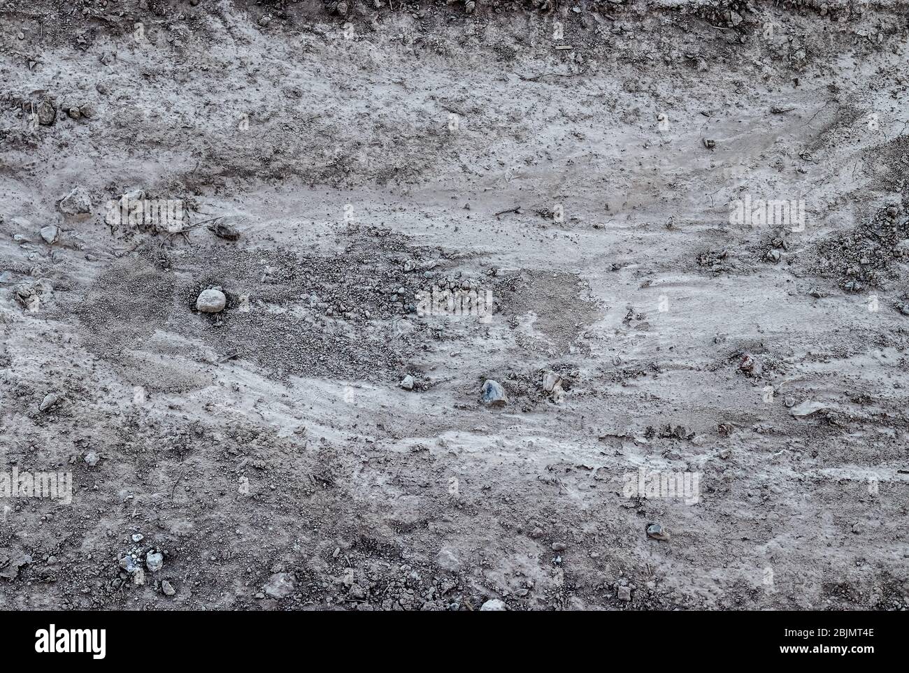 Close up view on sand ground surfaces and textures in high resolution ...