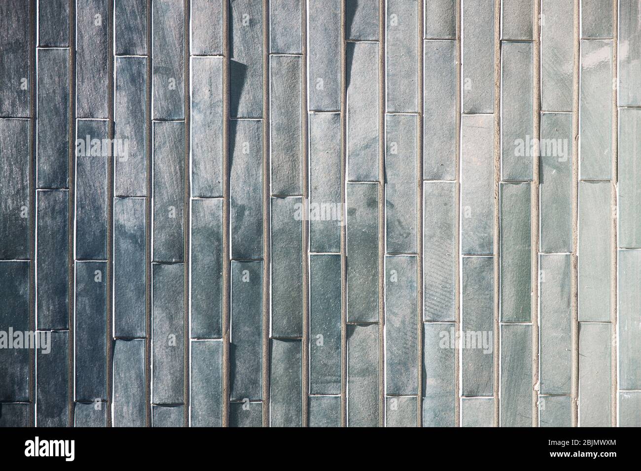 Ceramic Tiled Exterior Uneven Wall Stock Photo - Alamy
