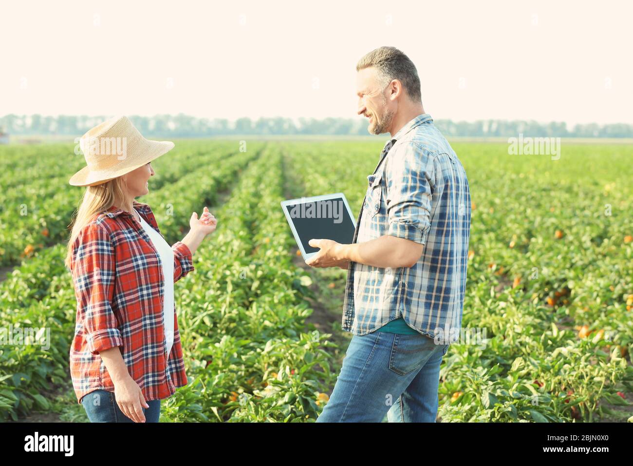 Two Farmers Talking High Resolution Stock Photography and Images - Alamy