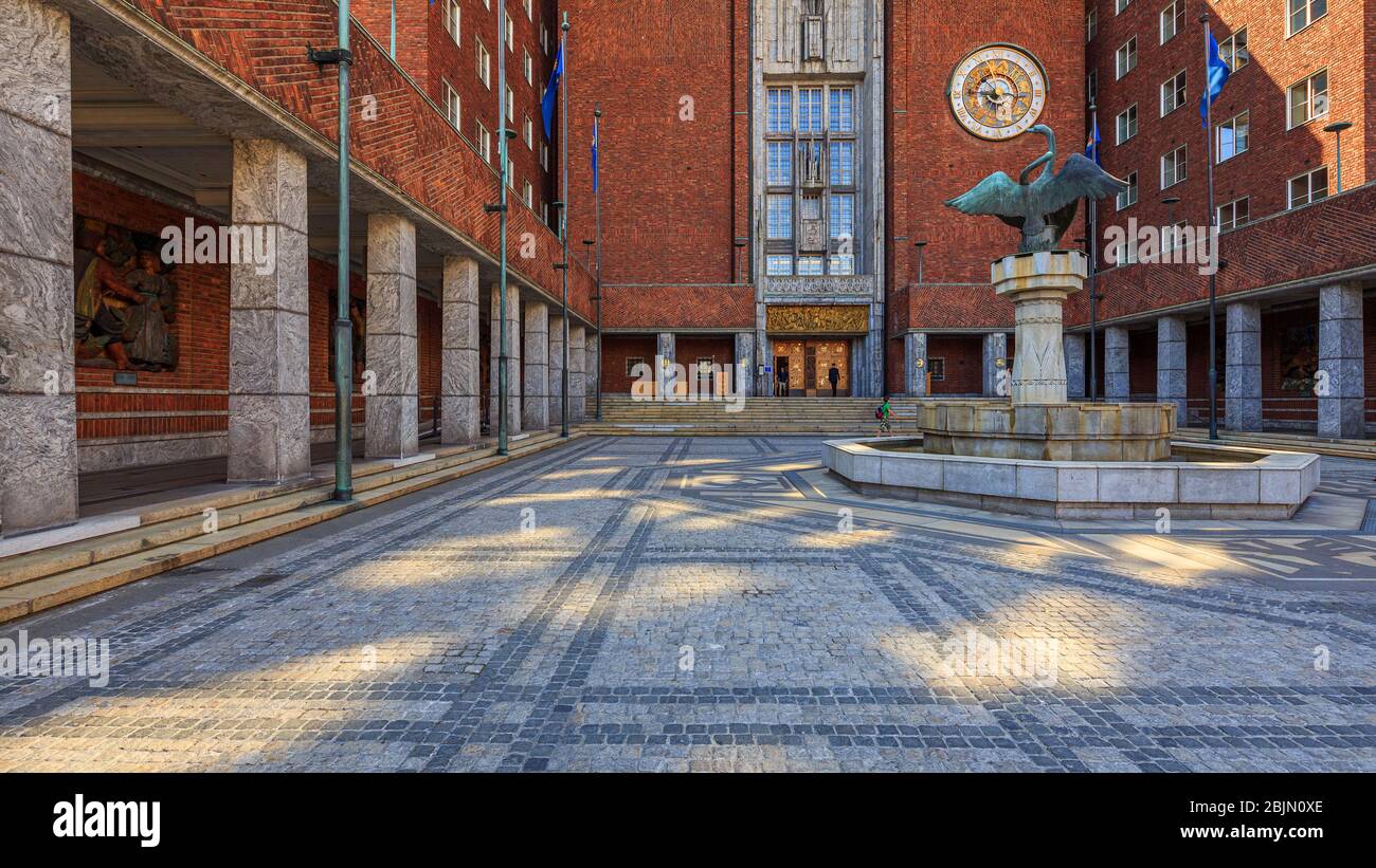 Oslo town hall exterior hi-res stock photography and images - Alamy