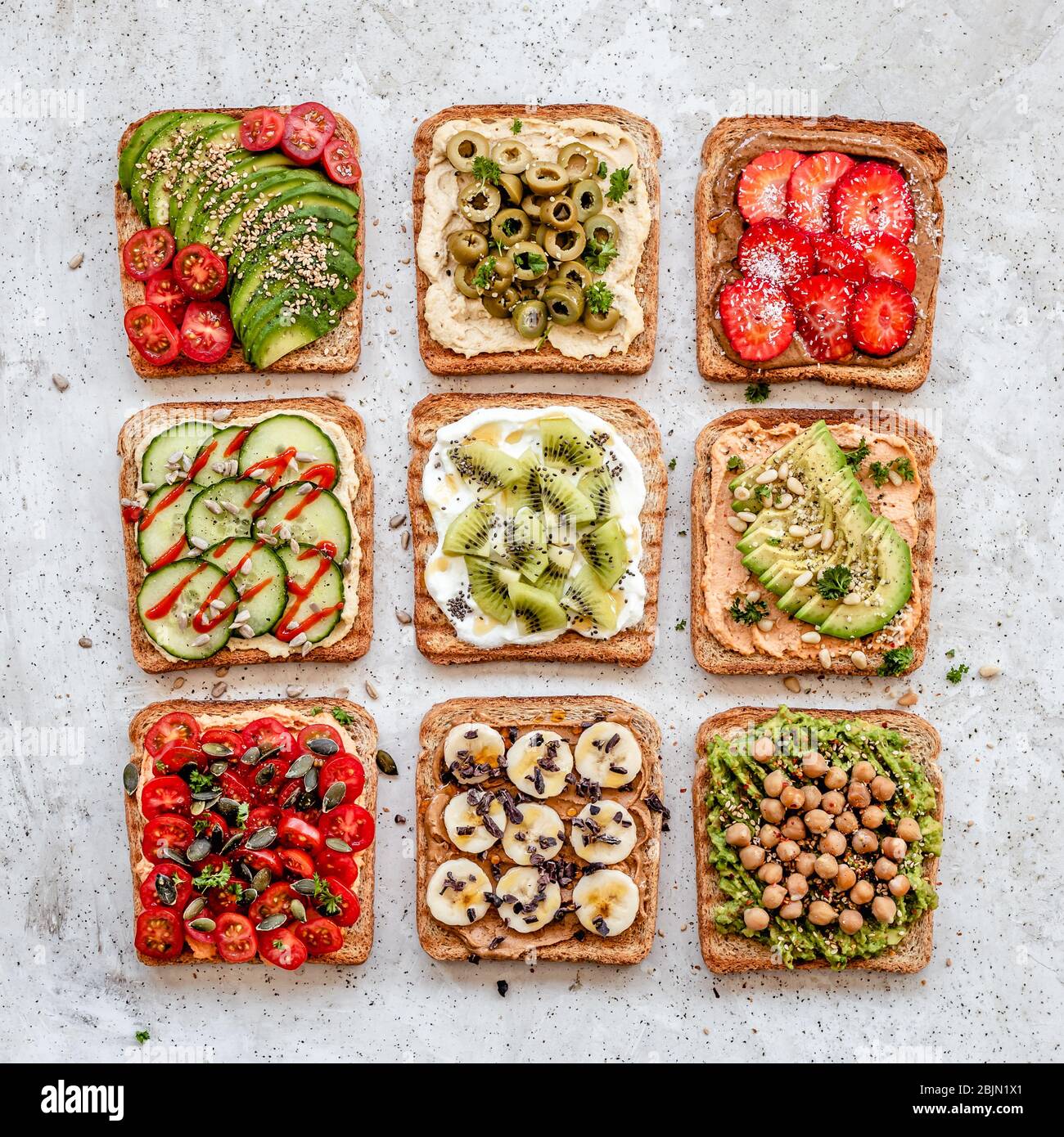 Olive bread and avocado hi-res stock photography and images - Alamy