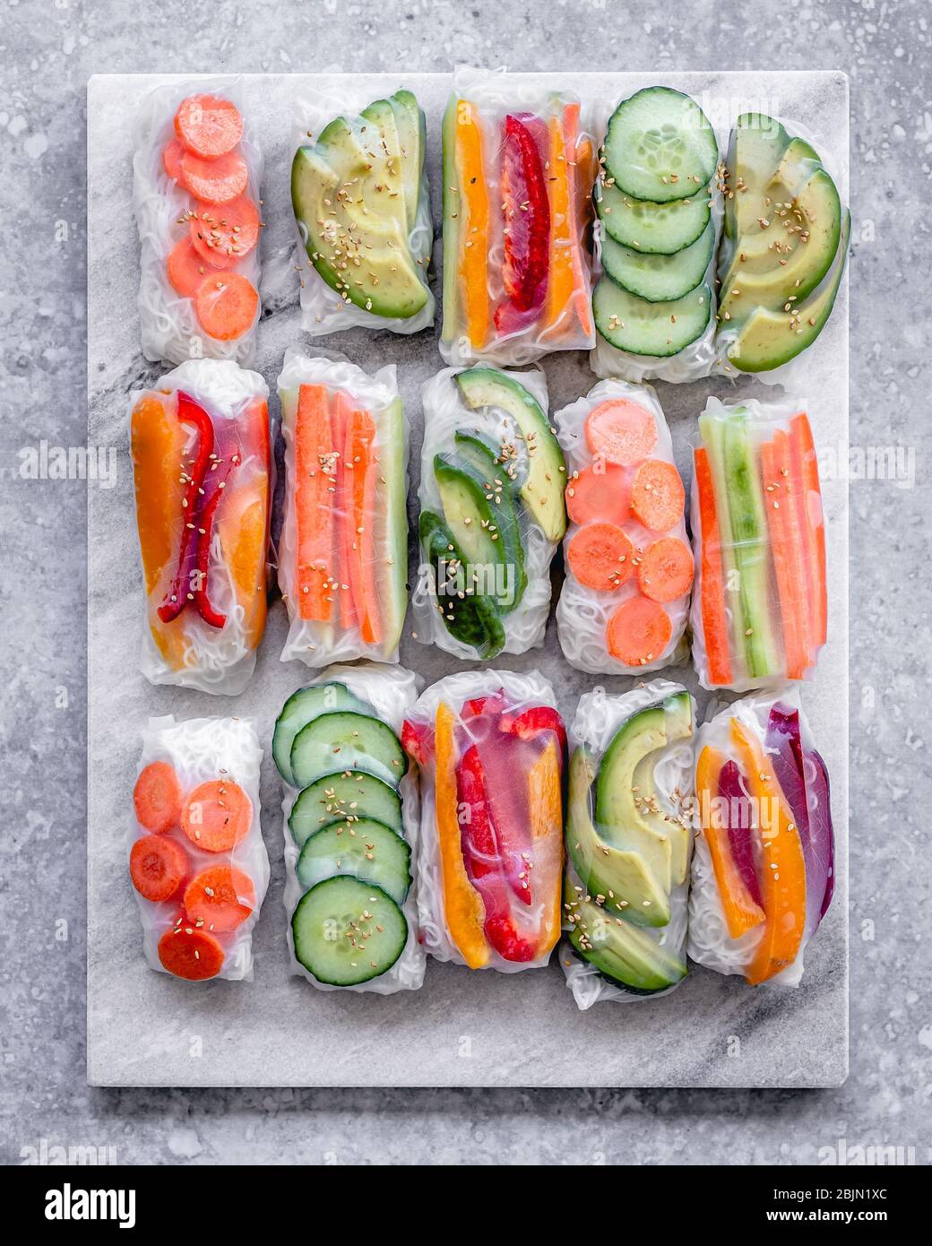 Rice paper spring roll hi-res stock photography and images - Alamy