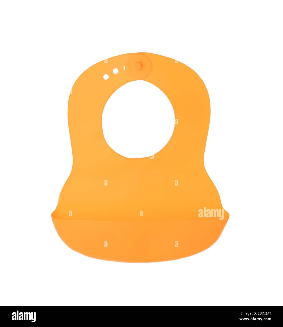 Bright plastic bib on white background Stock Photo - Alamy
