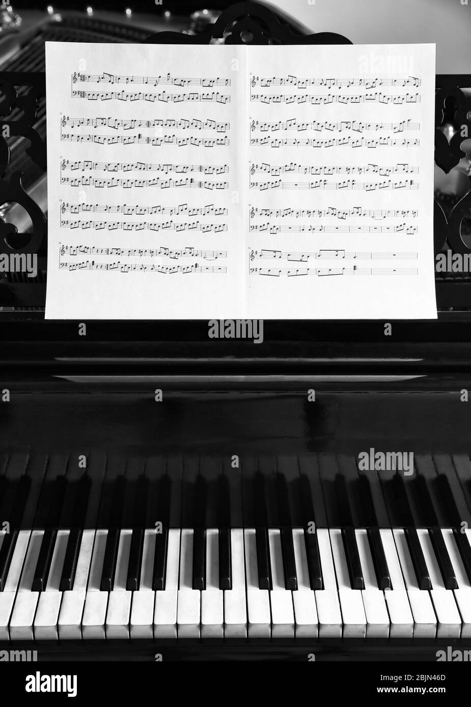 Melodic instrument Black and White Stock Photos & Images - Alamy