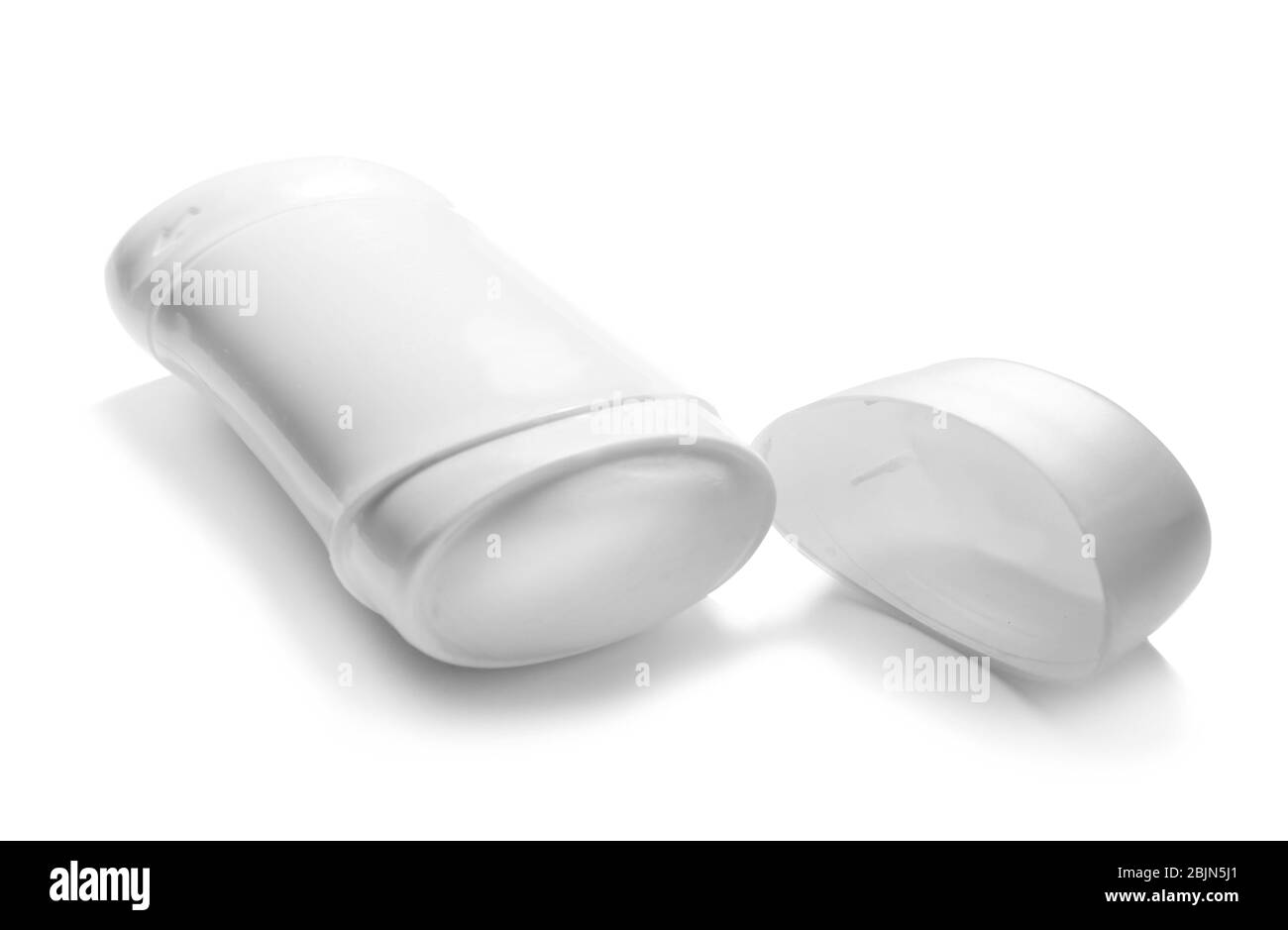 Solid deodorant for women on white background Stock Photo - Alamy