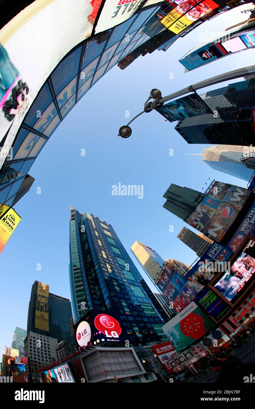 Times Square, featured with Broadway Theaters and huge number of LED ...