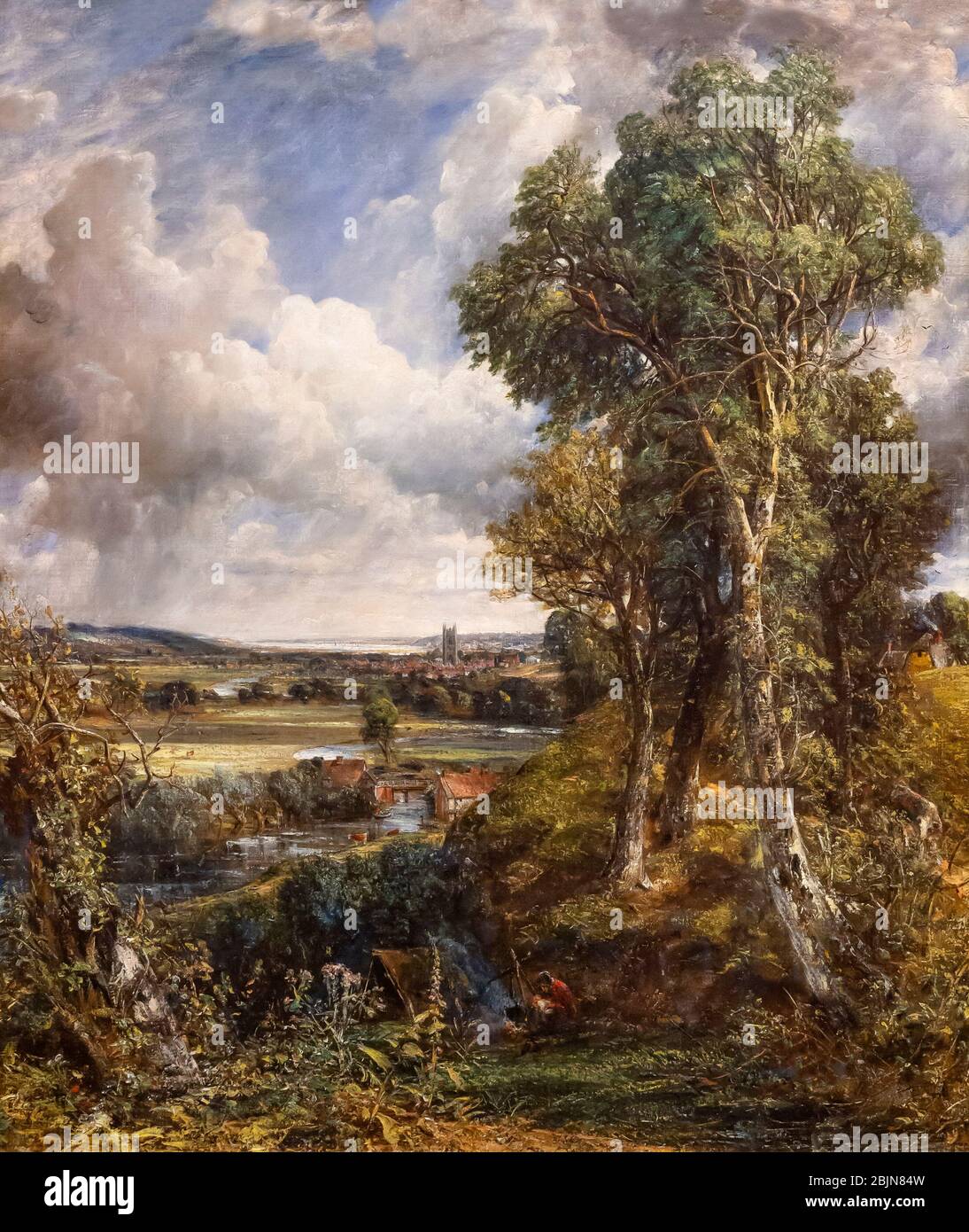The Vale of Dedham, John Constable, circa 1828 Stock Photo - Alamy