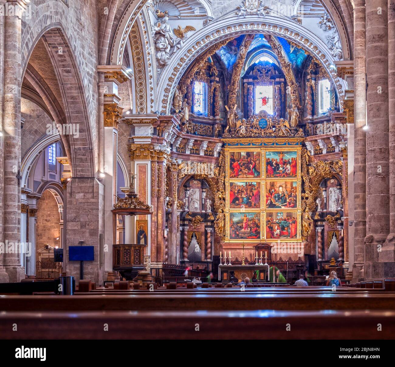 La valenciana church altar hi-res stock photography and images - Alamy