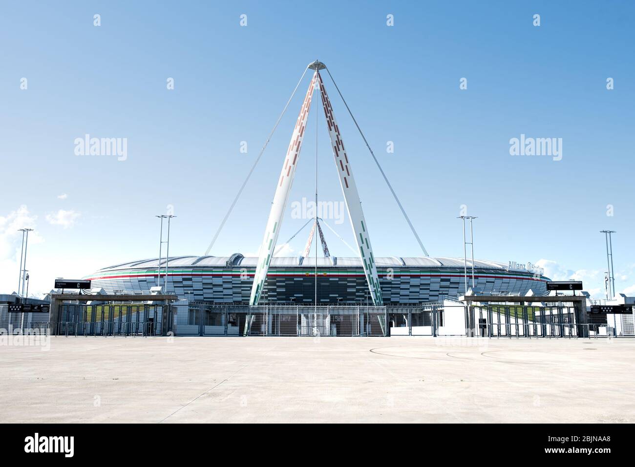 Turin, TO, Italy: A view of the Juventus FC Allianz Stadium Stock Photo ...