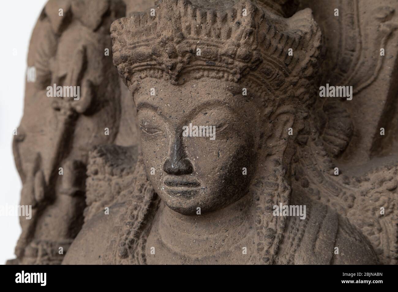Jakarta, Indonesia - July 14, 2019: Ancient stone sculptures depict of ...
