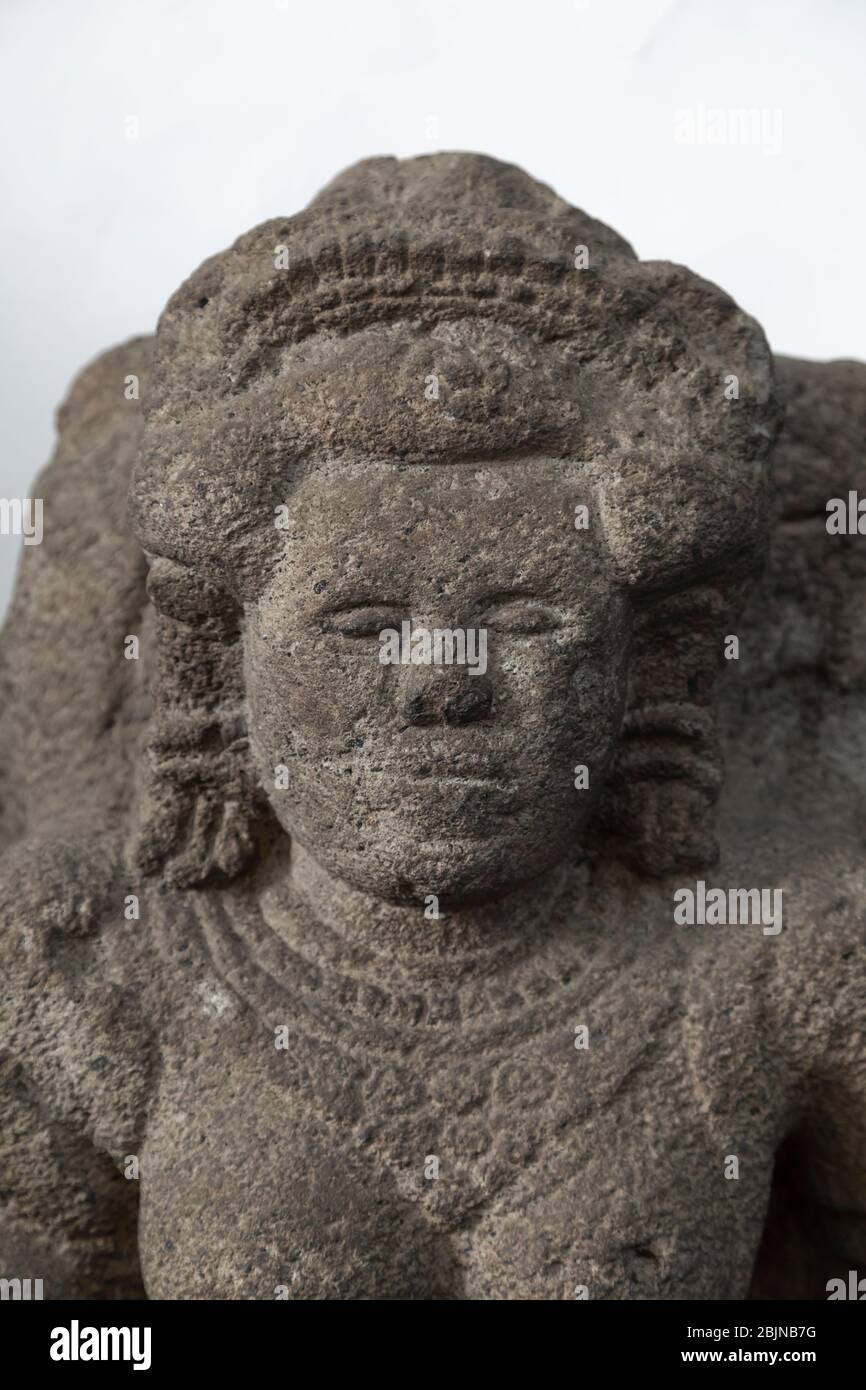 Jakarta, Indonesia - July 14, 2019: Ancient stone sculpture, classical ...