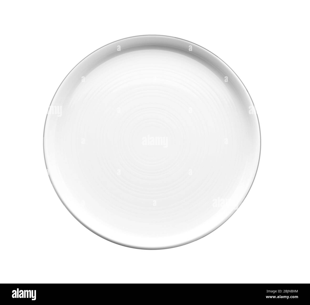 Plate on white background Stock Photo - Alamy