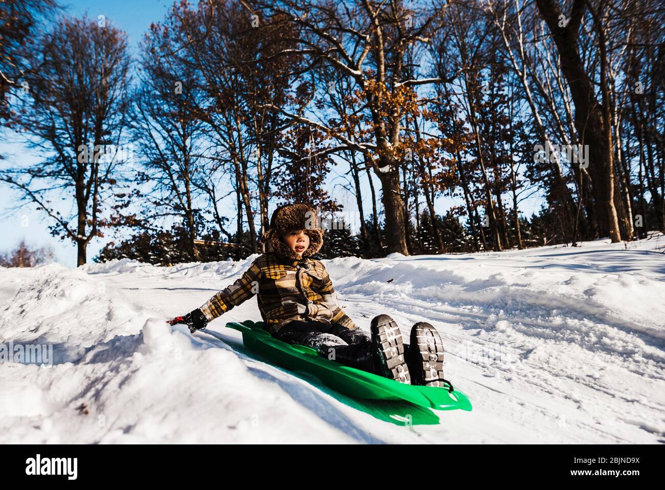 Sledding hi-res stock photography and images - Alamy