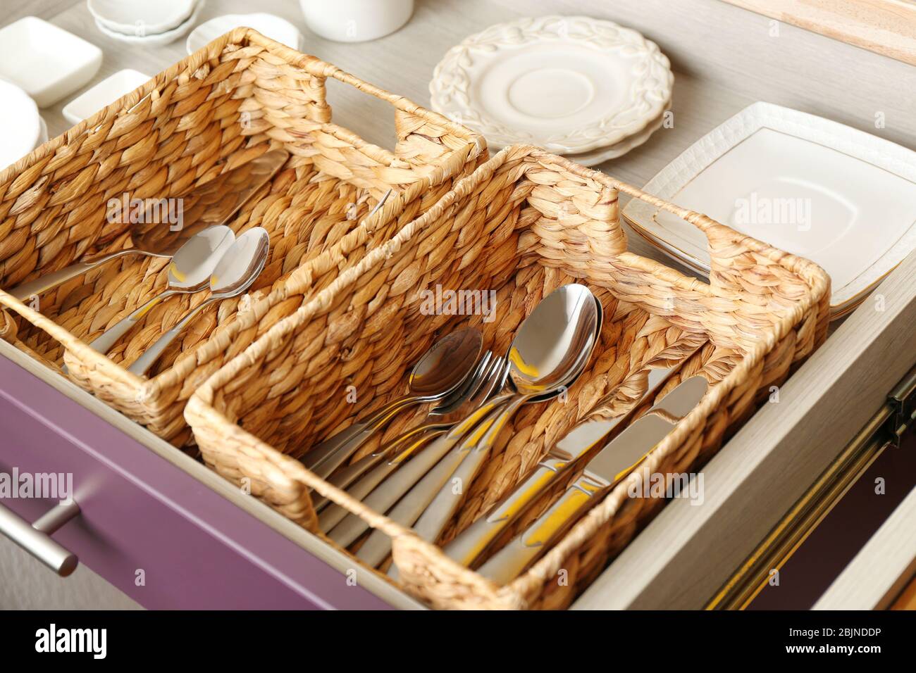 Kitchen storage baskets hi-res stock photography and images - Alamy