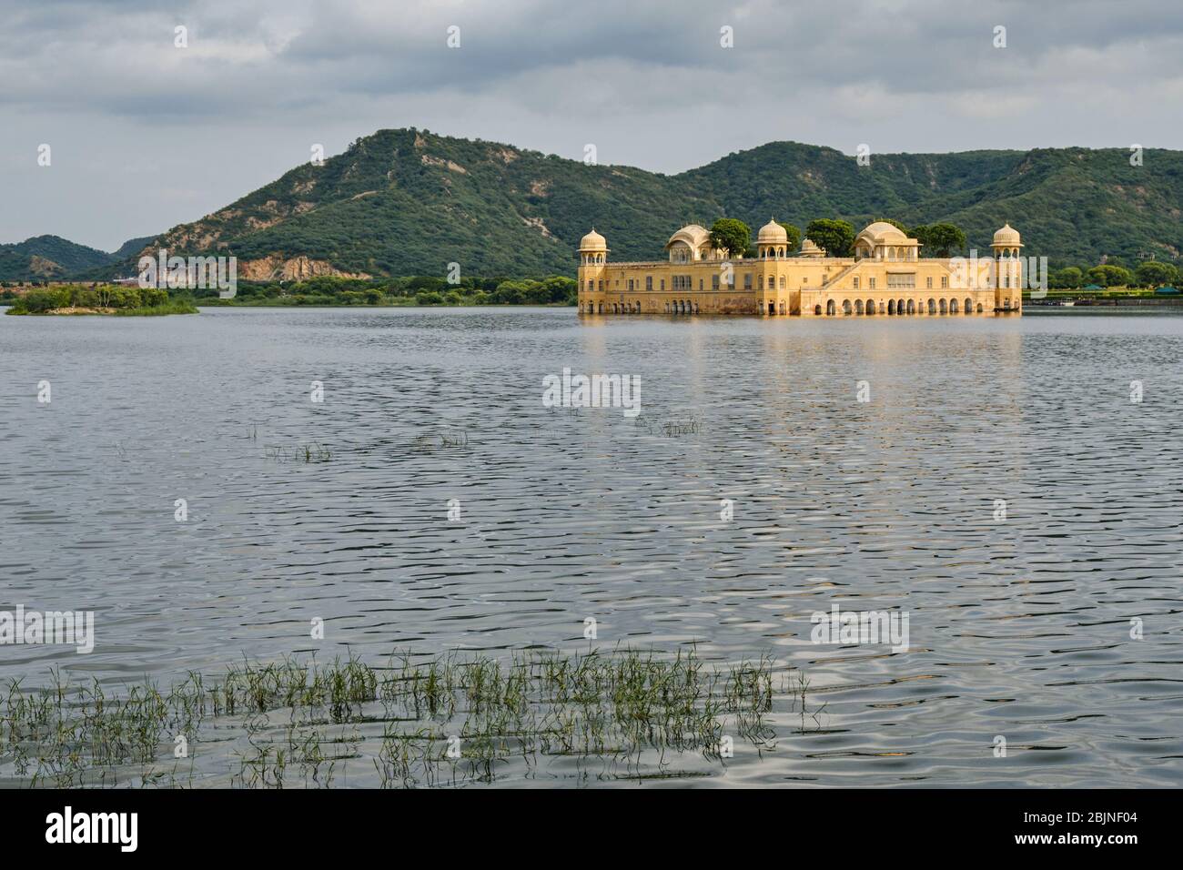 Jal Mahal (Water Palace) in the middle of the Man Sagar Lake in Jaipur ...