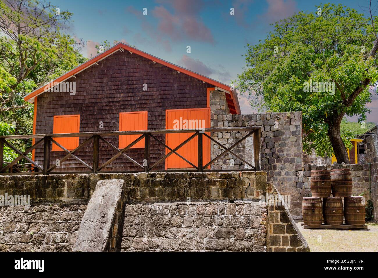 Wood barrels hi-res stock photography and images - Alamy