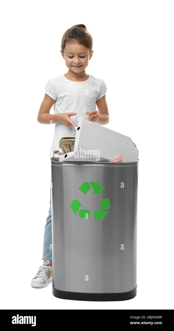 Girl throwing garbage hi-res stock photography and images - Alamy