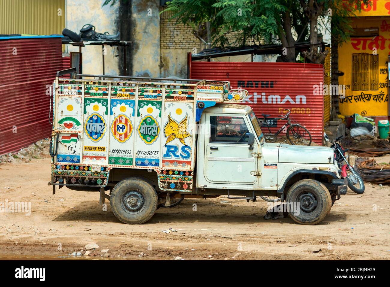 Indian Container Truck India High Resolution Stock Photography and ...