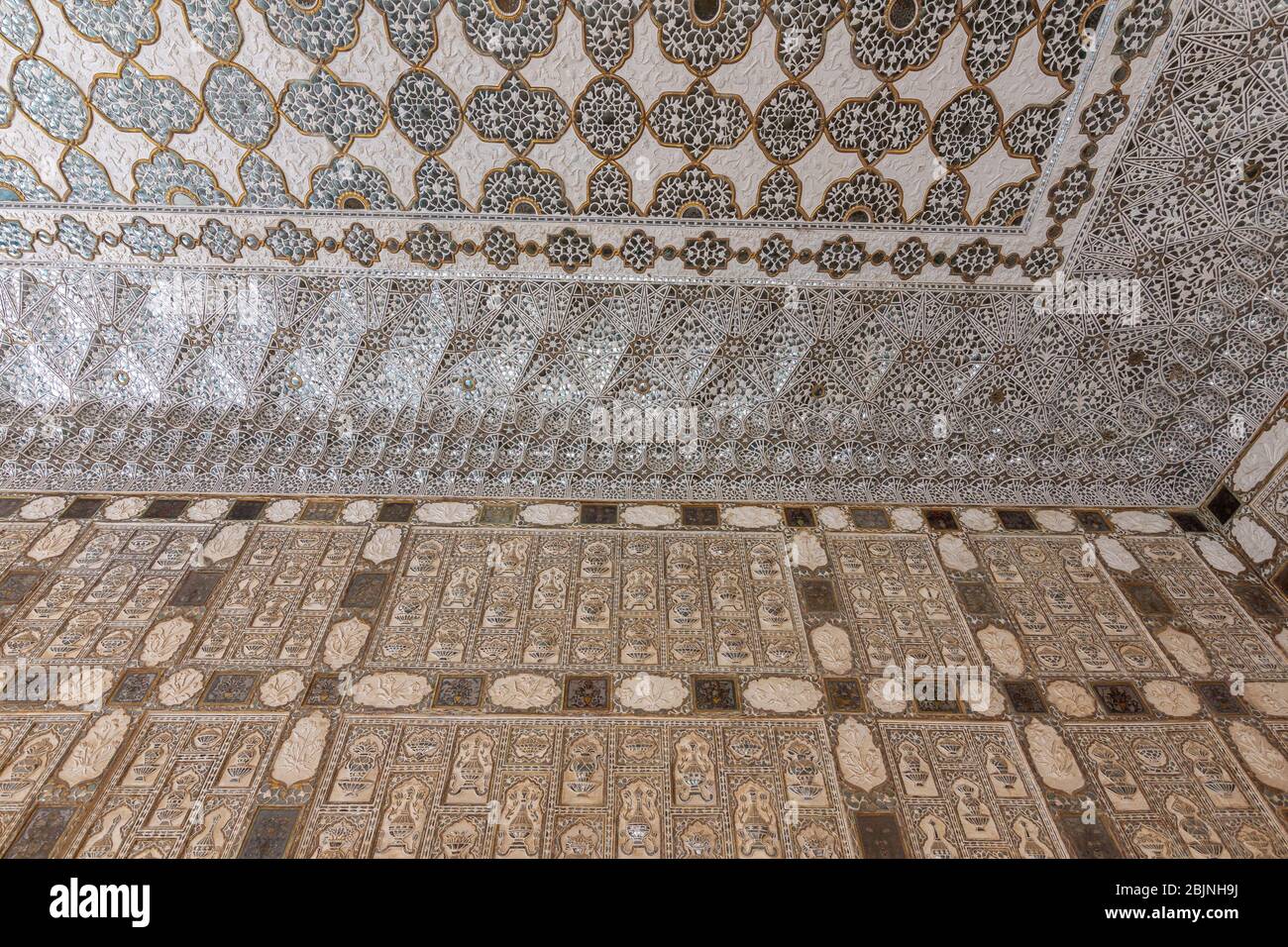 Sheesh Mahal Amber Fort Jaipur India High Resolution Stock Photography ...