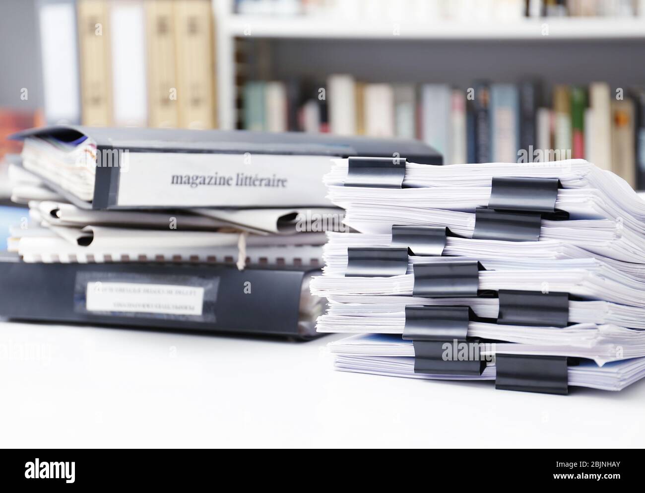 Documents on table in hi-res stock photography and images - Alamy